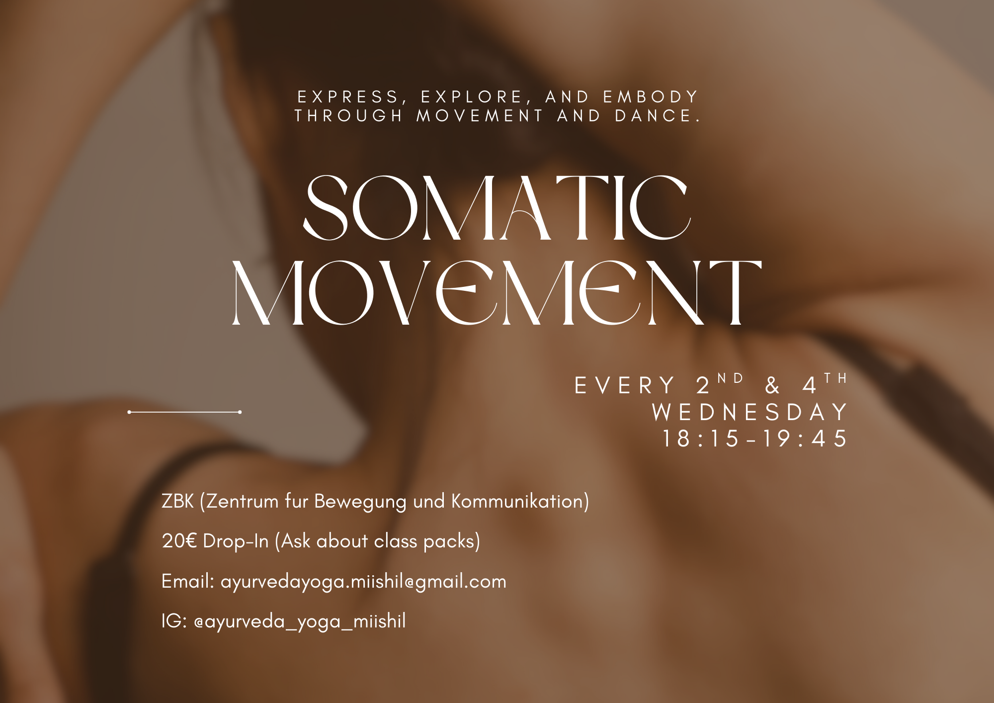 Somatic Movement - jeden 2. & 4. Mittwoch im Monat - Zentrum für Bewegung & Kommunikation